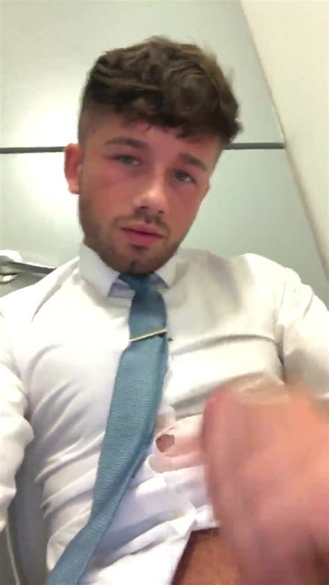 Hot Dude Stroking At Work