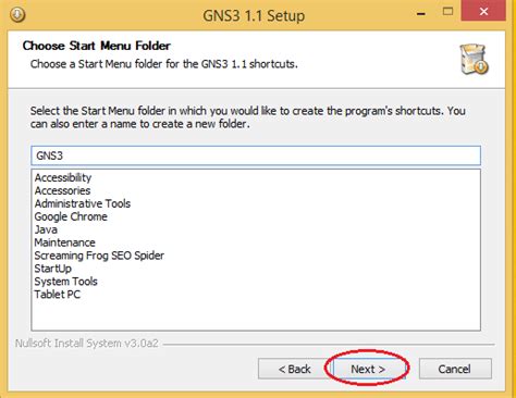 Net O Work GNS Installation Windows