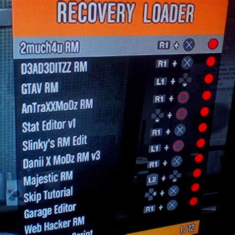 [竜]tatsumayakoshi — Gtav Recovery Menu Modding Mods Modz Cfw
