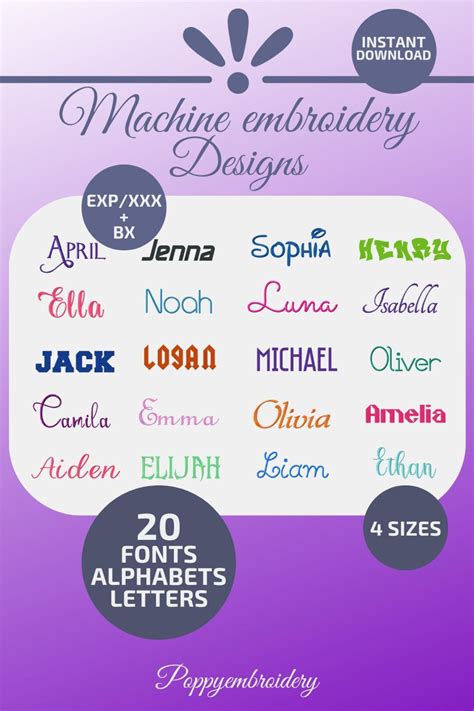FONT ALPHABET LETTERS Exp Xxx Designs Pack For Embroidery Machine Instant Download Etsy