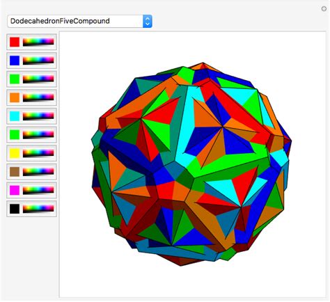 Polyhedral Compounds Wolfram Demonstrations Project