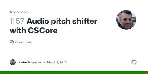 Audio Pitch Shifter With Cscore · Issue 57 · Filoe Cscore · Github