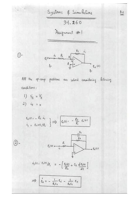 Solution Systems And Simulation Solutions 1 To 5 Studypool