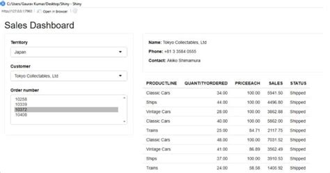 Using R For Building An Interactive Web App