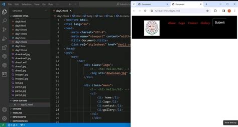 how i created a css navigation bar for 100daysofcodechallenge