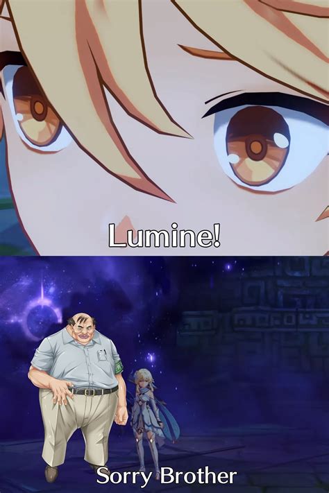 Sorry Brother R Genshin Memepact