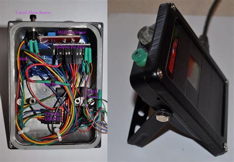 Arduino Pro Mini Nokia 5110 Display Mq2 Gas Detector In An Old Led