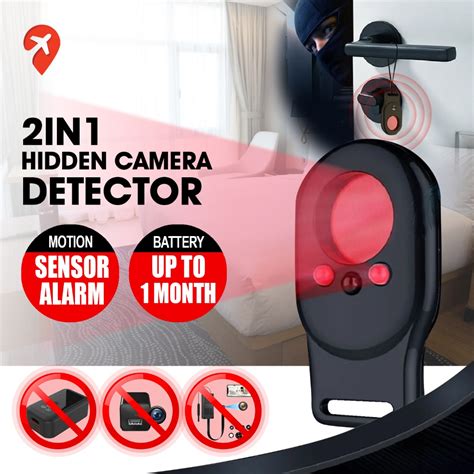Hidden Camera Detector With Motion Sensor Alarm Pengesan Camera Tersembunyi 防偷拍探测仪 Shopee