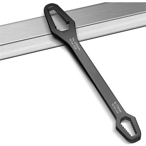 파이프렌치 소켓렌치 옵션렌치 만능기능 크롬도금처리 만능 스패너 렌치 Black