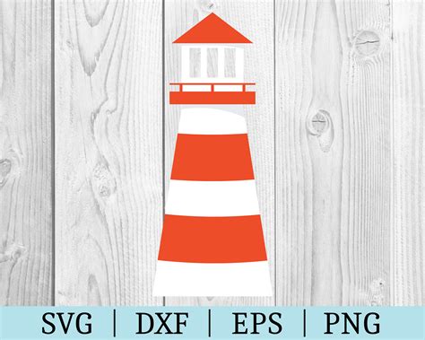 Lighthouse Svg Vector Clipart Cut File Nautical File Svg Dxf