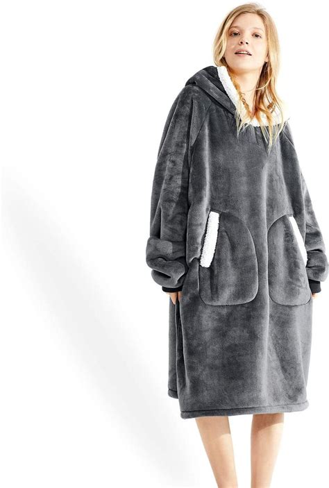 Cozy Oversized Hoodie，one Size Sherpa Comfortable Gaint Hoodie For All