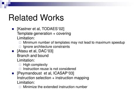 Ppt Application Specific Instruction Generation For Configurable Processor Architectures