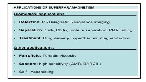 Superparamagnetism And Its Biological Applications Pptx
