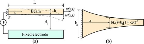1 A Transverse Vibration Of A Cantilever Beam Subjected To Download Scientific Diagram