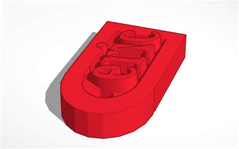 3d Design Key Ring Tinkercad