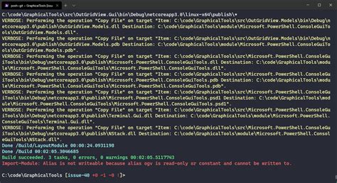 Import Module Causes Warning On PowerShell RC Issue PowerShell ConsoleGuiTools GitHub