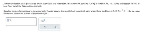 Solved A Chemical Reaction Takes Place Inside A Flask