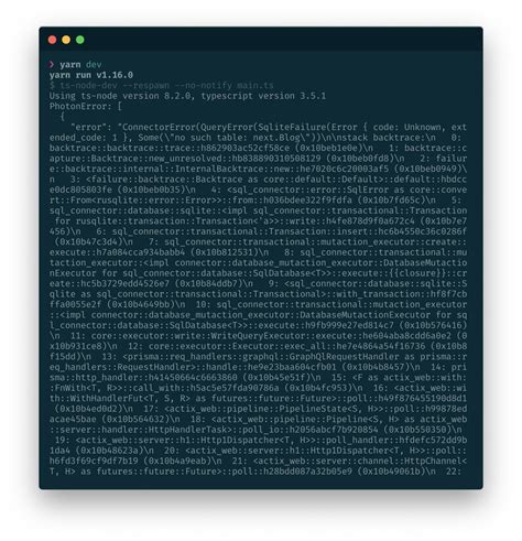 improve error message when db not migrated · issue 31 · prisma prisma