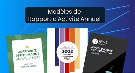 Annuels Rapports Modeles Mod Les Personnalisables Exemples