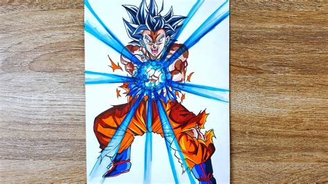 How To Draw Goku With Kamehameha