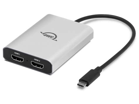 OWC USB C DisplayLink 双HDMI 4K 显示器适配器 OWC Asia