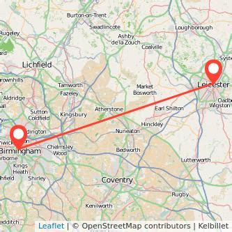 Birmingham To Leicester Train From £9 Uk