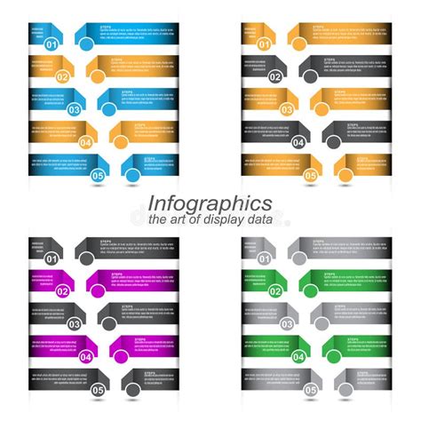 Infographic Template For Modern Data Visualization And Ranking And Statistics Stock