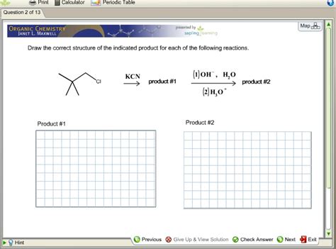 Draw The Correct Structure Of The Indicated Product For Each Of The Following Reactions