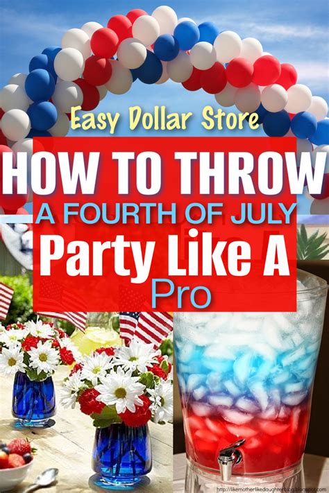 Best 4th Of July Party Ideas How To Plan A 4th Of July Party July Bbq Patriotic Themed Party