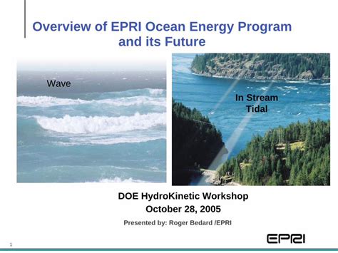 Pdf Overview Of Epri Ocean Energy Program And Its Future€¦ · Hybrid Offshore Wind Wave Energy