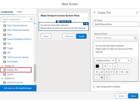 Output Documents And Update Opportunity From The List View In Salesforce Flow For Ofc Ver 2