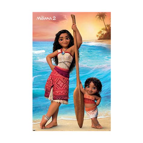 Trends Disney Moana 2 Moana And Simea Poster