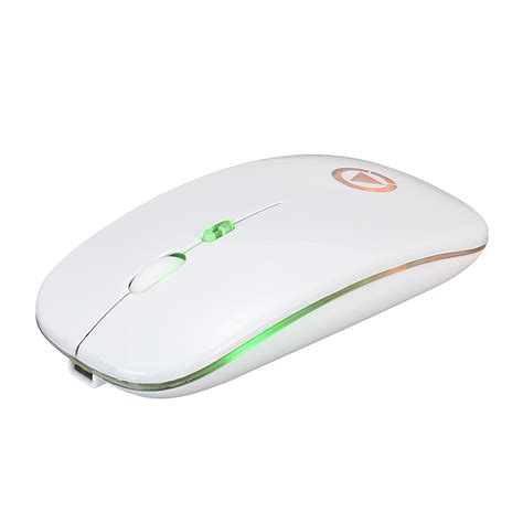 Yindiao A2 2 4g Wireless Mouse Rechargeable Silent 1600dpi Rgb Backlit Optical Ergonomic Mice