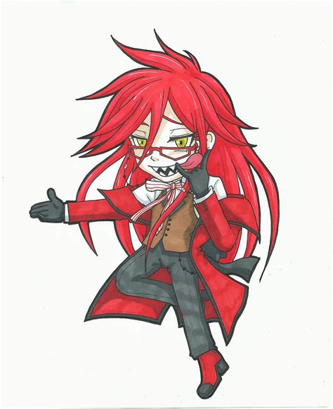 Grell Sutcliff Drawing Chibi