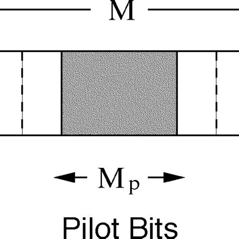 data packet structure of total length m bits that contains a mid amble