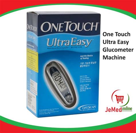 One Touch Ultra Easy Glucometer Machine - also available One Touch ...