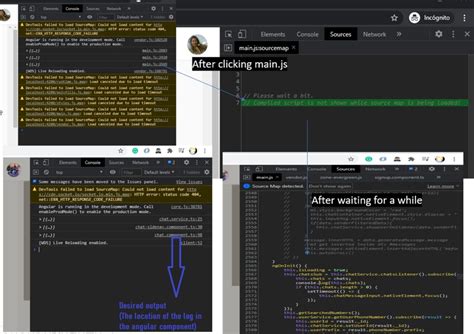 Debugging How To Show In The Console The Correct Location Of A Log In An Angular Component