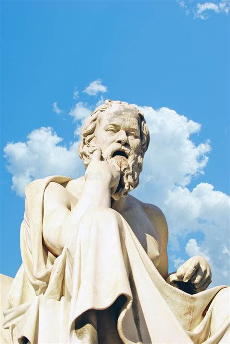 Socrates Statue At The Academy Of Athens Stock Image Image 24422781