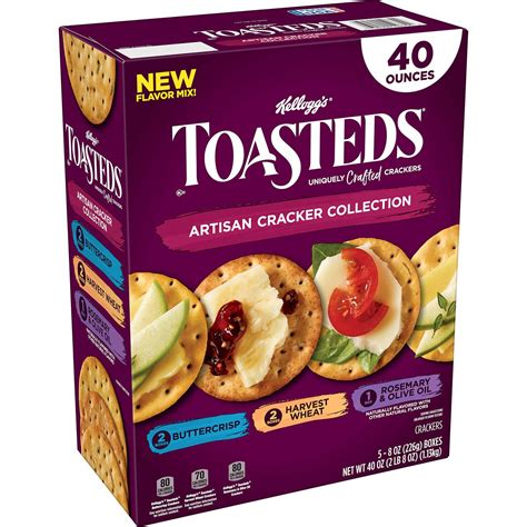 Kelloggs Toasted Variety Pack Crackers 40 Oz Sams Club Toasted