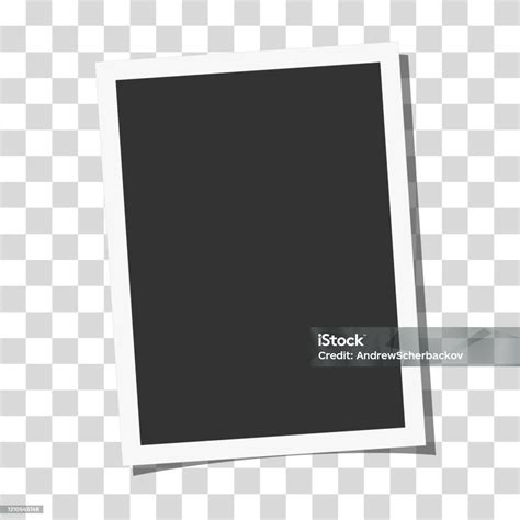 측면 비율 3 2 투명 한 배경에 수직으로 배치 복고풍 현실적인 벡터 사진 프레임입니다 템플릿 사진 디자인입니다 0명에 대한 스톡 벡터 아트 및 기타 이미지 Istock