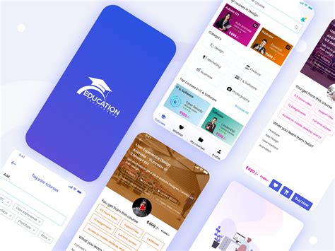 Online Course App UI Design By Sathish S On Dribbble