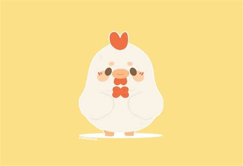 Cute Chicken Drawing