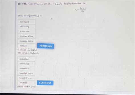 Exercise Consider An N 1 And Let Sn Ek 1 Ak Suppose It Is Course Hero