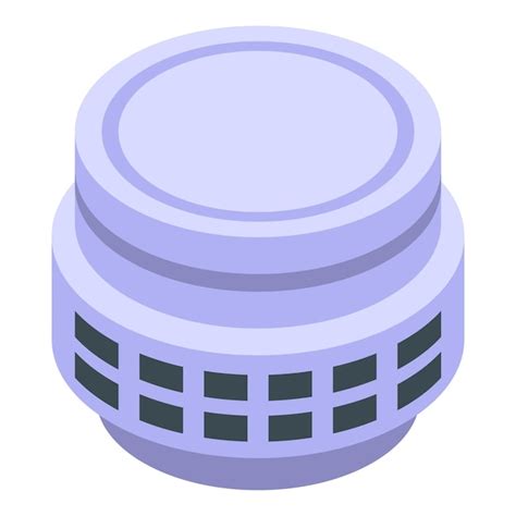 Premium Vector Security Device Icon Isometric Vector Smoke Detector