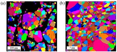 Grain Maps Of A Cg And B Ufg Download Scientific Diagram