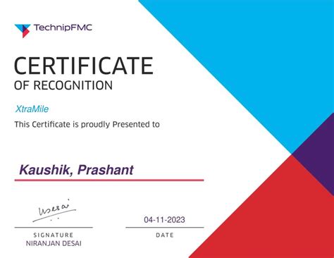 Prashant Kaushik On Linkedin Xtramileaward Technipfmc 11 Comments