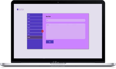 note app with react js مستقل