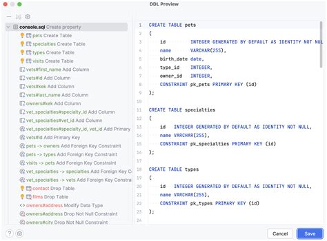 Database Versioning Intellij Idea Documentation