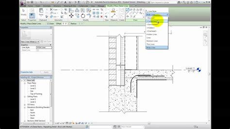 Revit Architecture Tutorial Creating Detail Lines YouTube