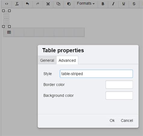 Table Styling